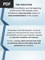 French Political System Overview | PDF | Common Law | Judiciaries