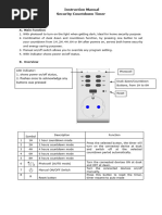 Rct100 Rt601 Manual | PDF | Electromagnetic Interference | Timer
