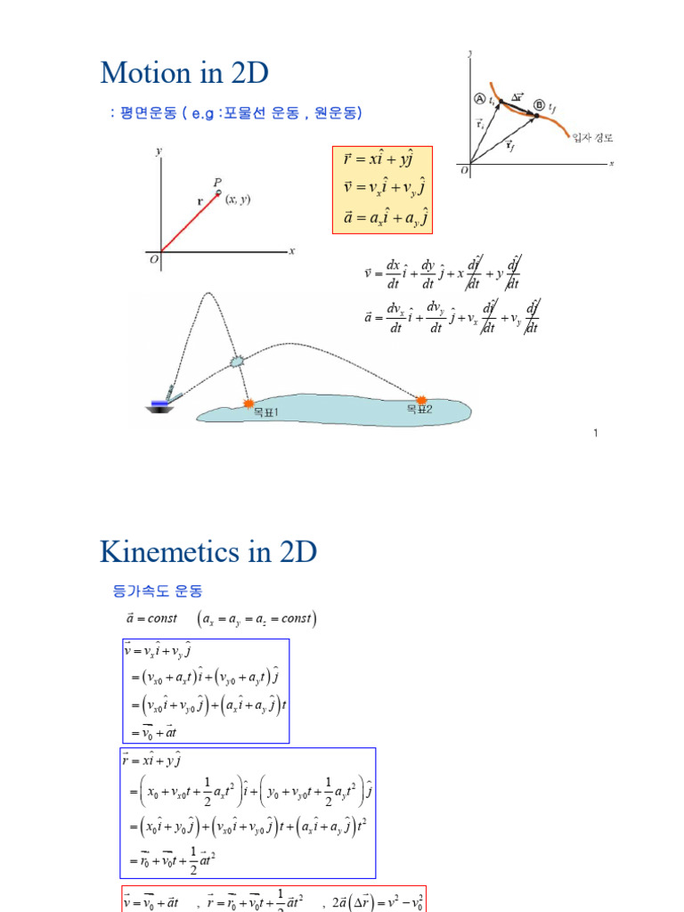 4 - Motion in 2D | PDF