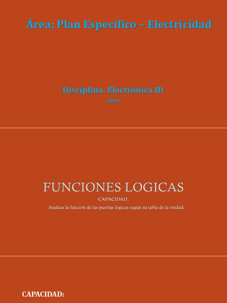 Funciones Logicas | PDF | Puerta lógica | Lógica matemática