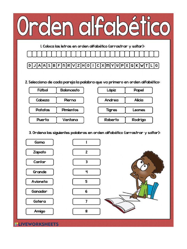 Orden Alfabetico | PDF