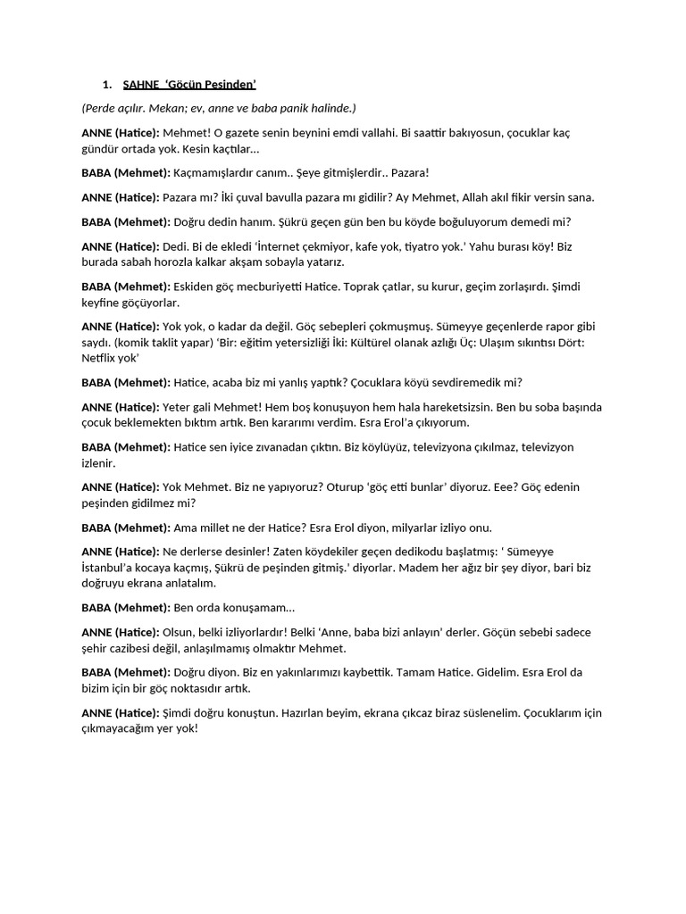 SAHNE | PDF