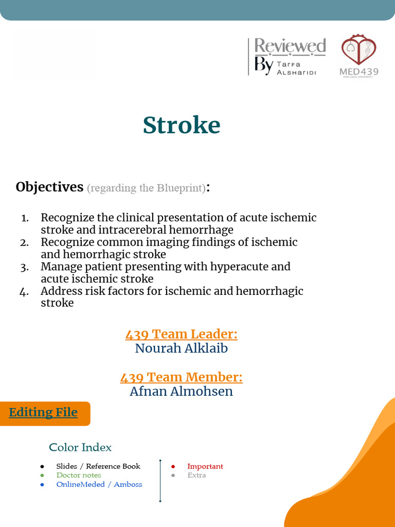 Stroke | PDF | Stroke | Aphasia