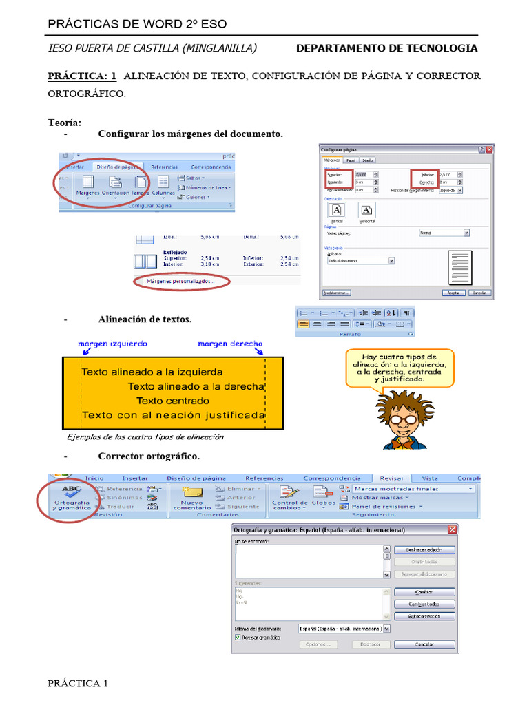 Práctica 1 Word | PDF