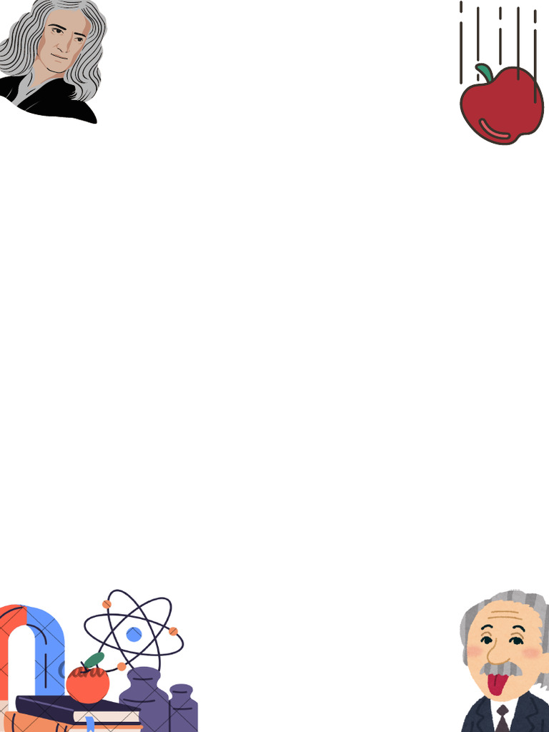 Illustration Aesthetic Physics Blank Paper A4 Document | PDF