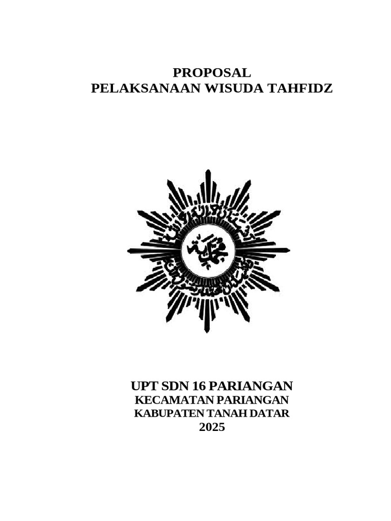 Proposal Khatam Al Quran 2025 | PDF