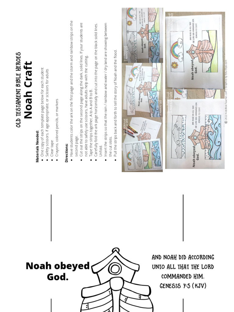 Noahs Ark Craft | PDF