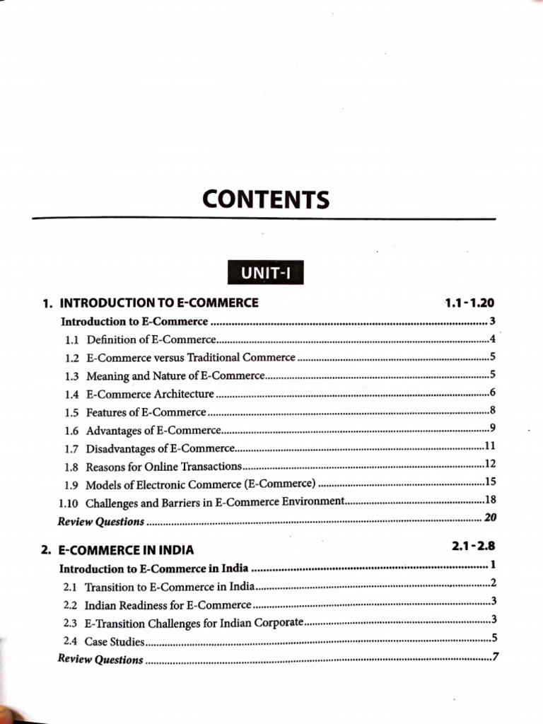 E Commerce Book | PDF