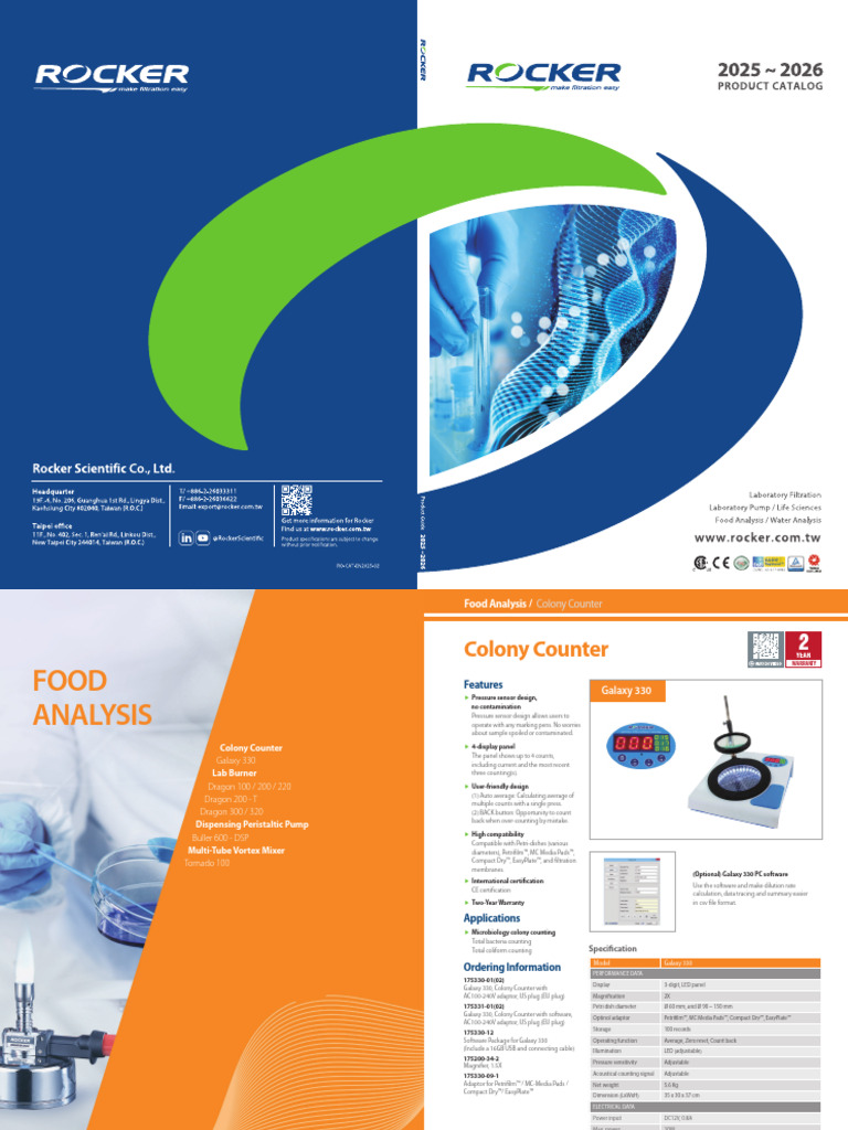 Galaxy 330 Colony Counter Features | PDF