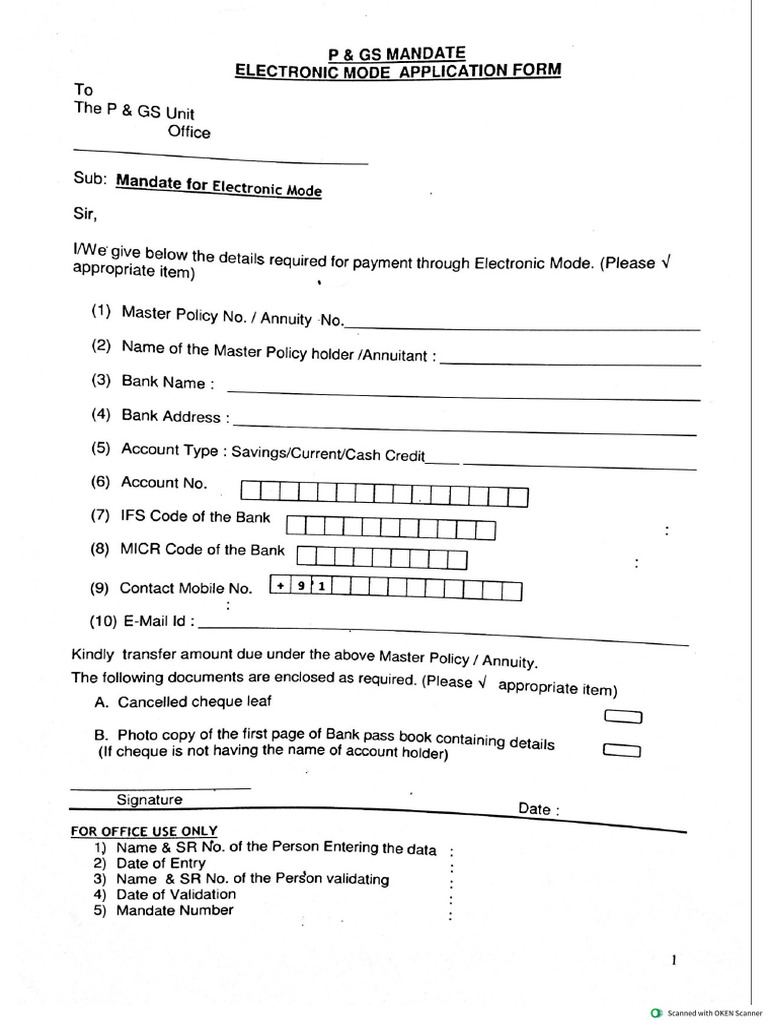 Lic Claim Form | PDF