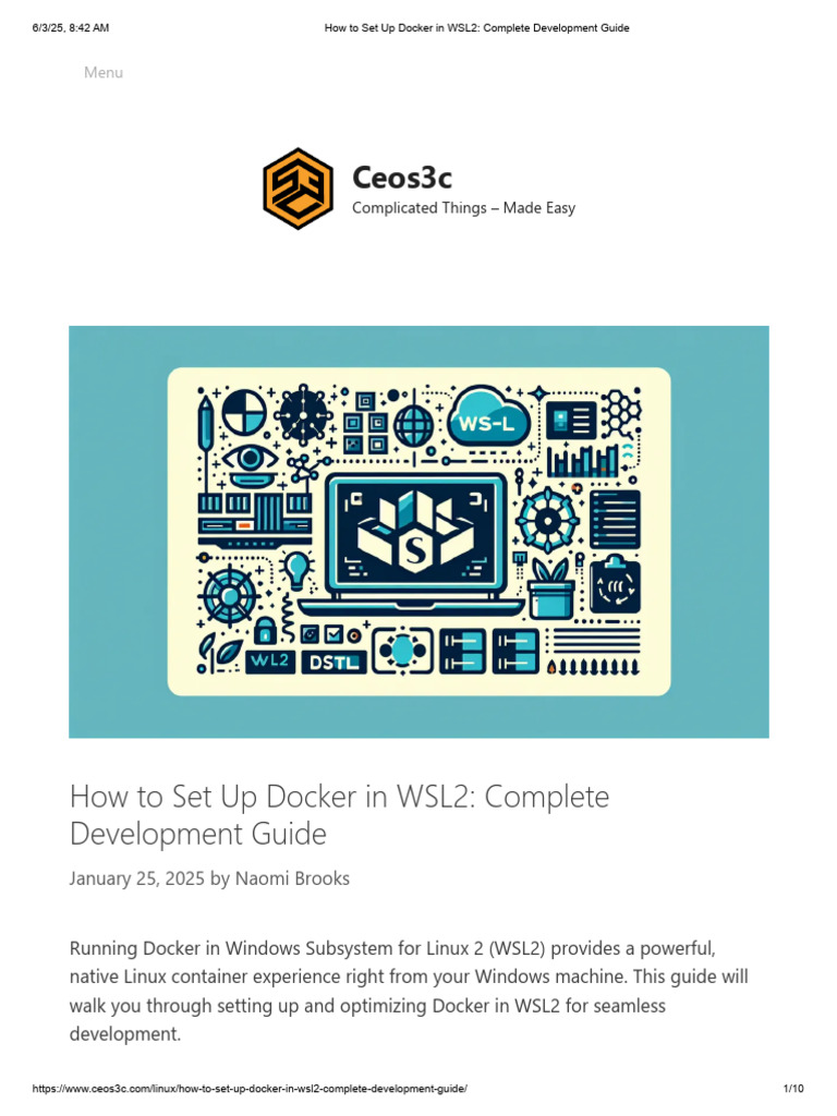 How To Set Up Docker in WSL2 - Complete Development Guide | PDF | Computing | Operating System ...