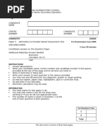 BSSE General Science Paper 3 Specimen 2025 | PDF | Chloride | Sodium