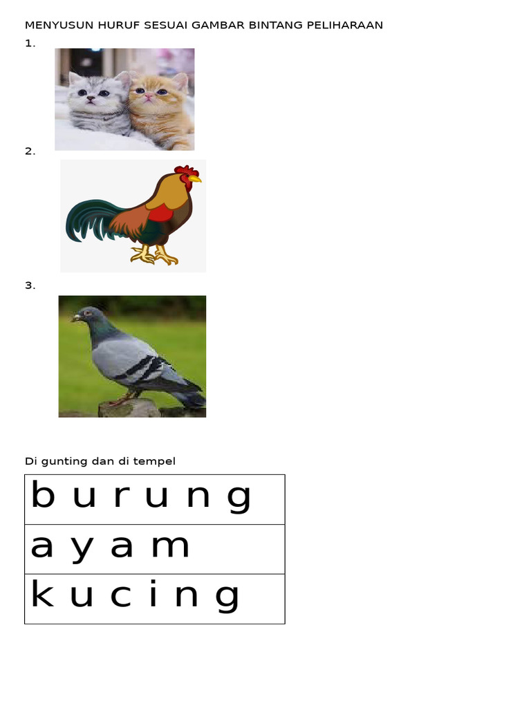 Lk Binatang Peliharaan(2) | PDF