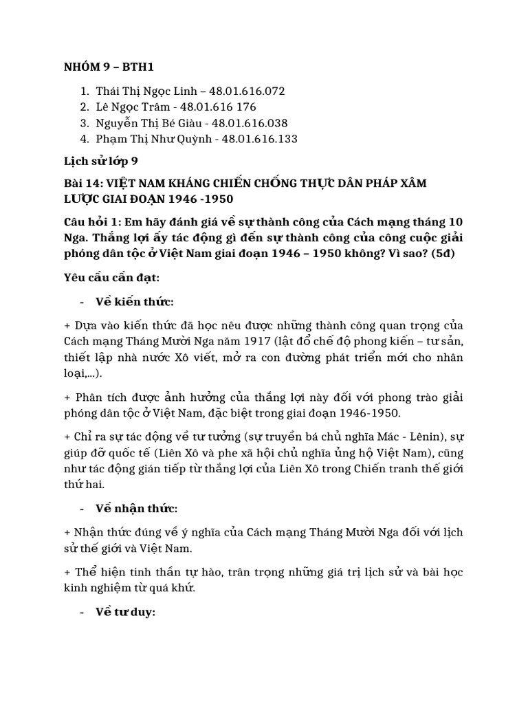 Nhóm 9 - Bai TH1 | PDF