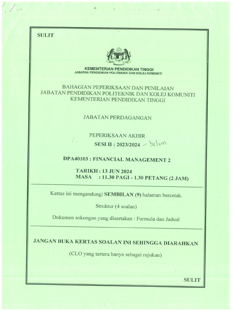Sesi II 2023 - 2024 | PDF