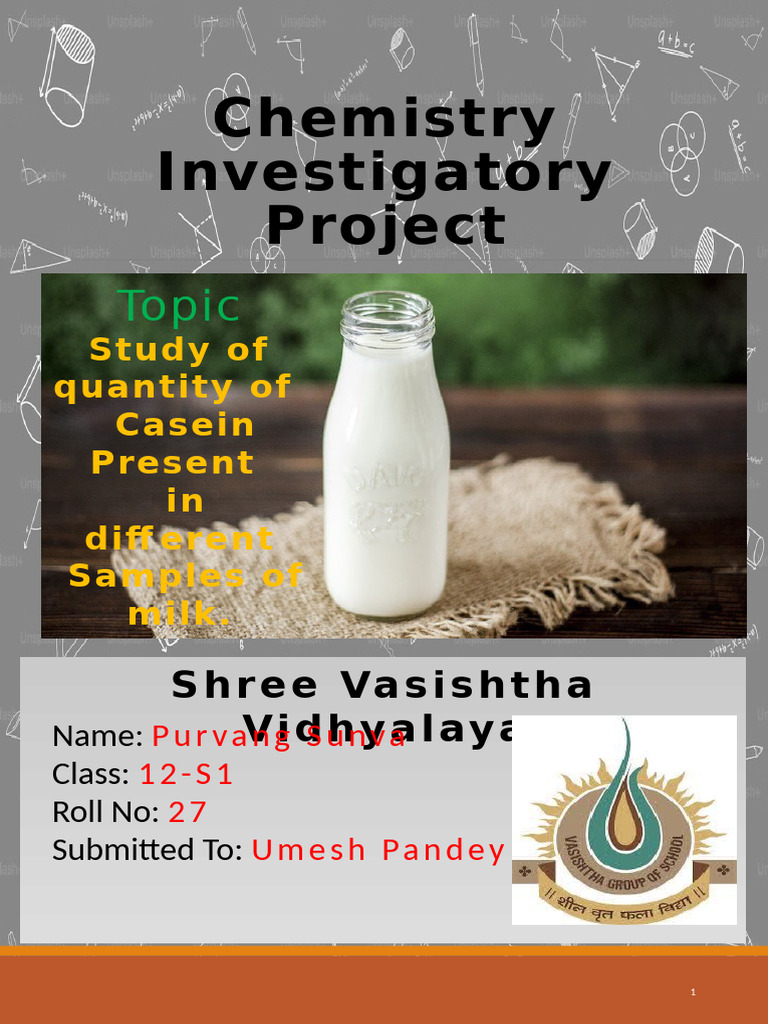 Chemistry Investigatory Project 12 | PDF