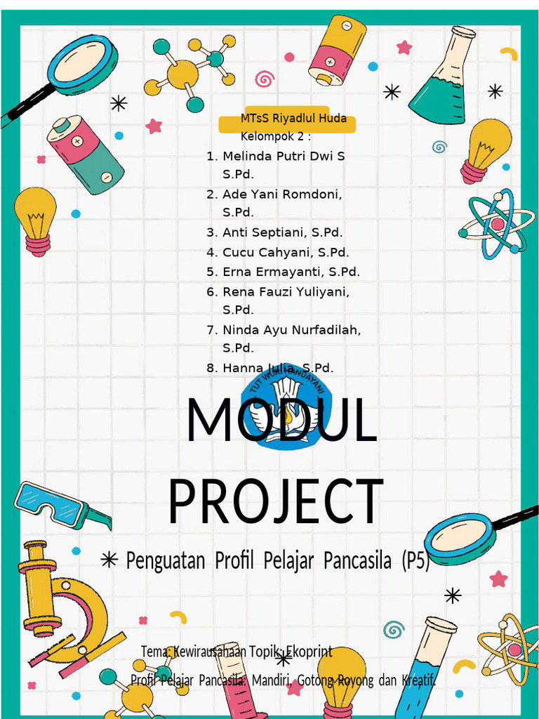 Modul Projek - Modul P5 Kewirausahaan Ekoprint - Fase D | PDF
