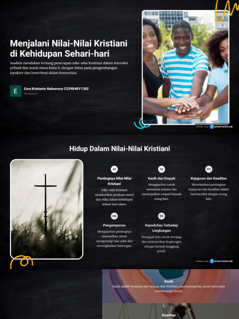 Nilai Nilai Kristiani | PDF