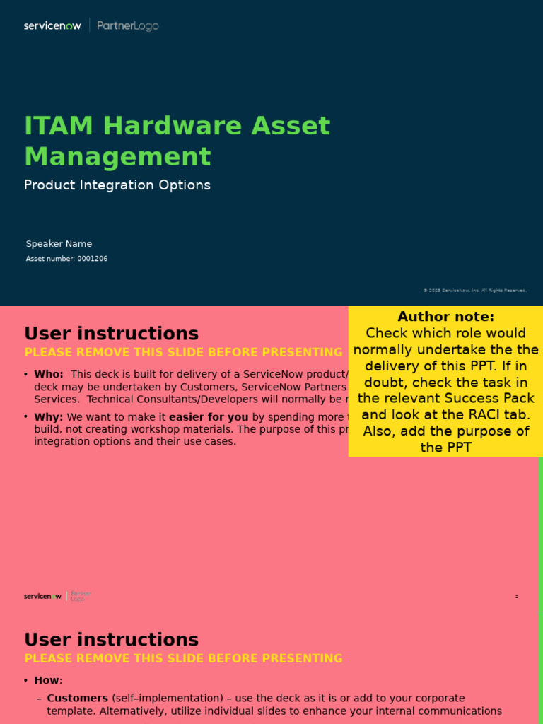 ITAM Integration Options Overview | PDF | Computing | Software