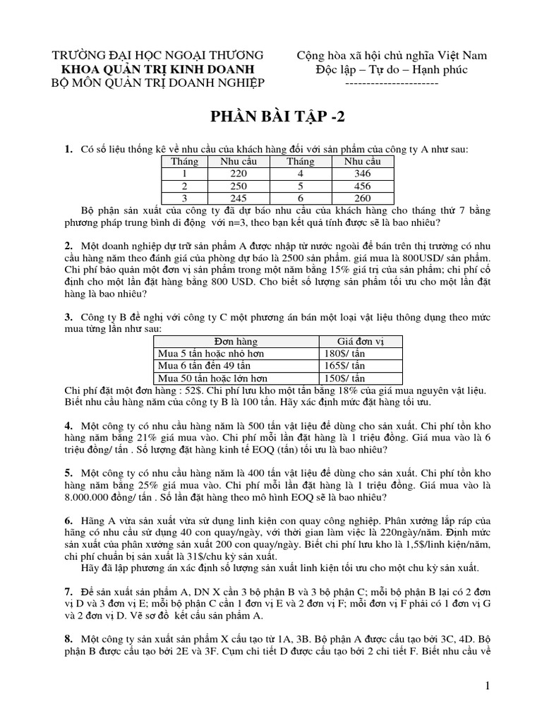 Quan Tri Tac Nghiep Nguyen Van Minh Bai Tap Quan Tri Tac Nghiep 2 ...