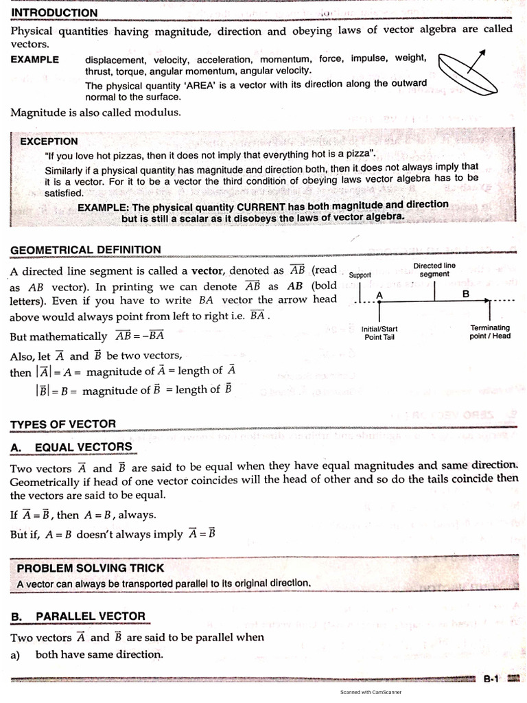 Vector Theory Plus MCQ Scan - 250523 - 090116 | PDF