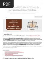 Manual Formación Carretillas UNE 58451 | PDF | Máquina elevadora