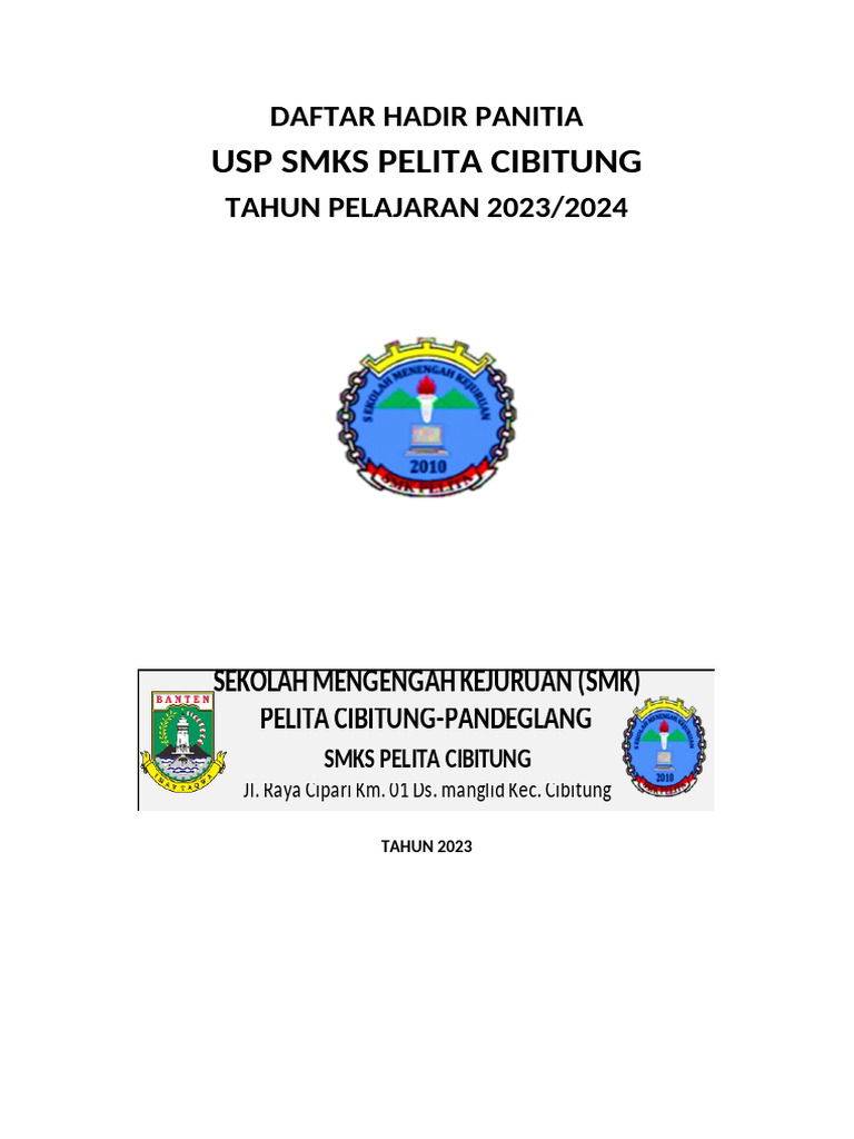 Cover Daftar Hadir2 | PDF