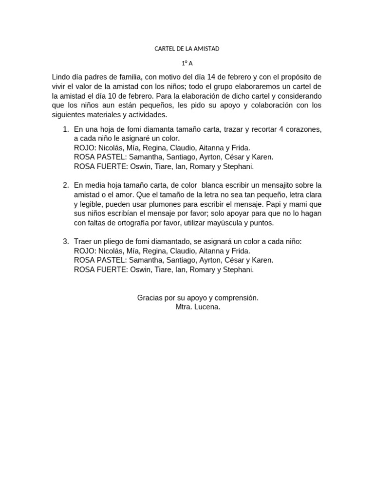 Cartel de La Amistad | PDF
