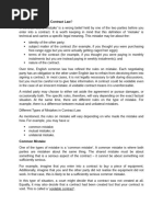 Iustus Error Study Notes | PDF | Legal Concepts | Common Law