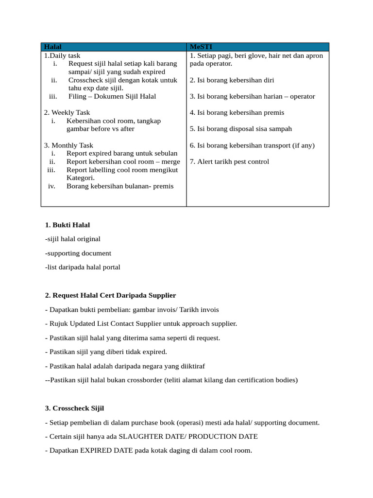 Handover Notes | PDF