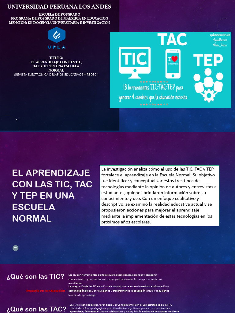 TIC TAC TEP | PDF | Tecnología de información y comunicaciones | Enseñando