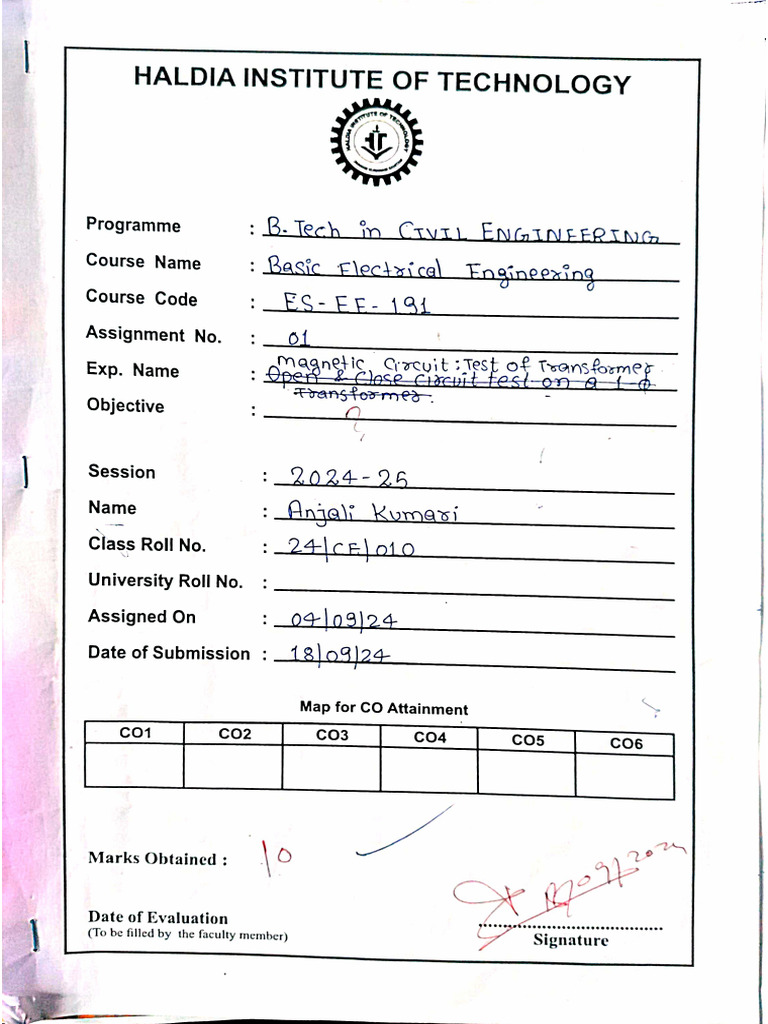 Electrical Lab-1 | PDF