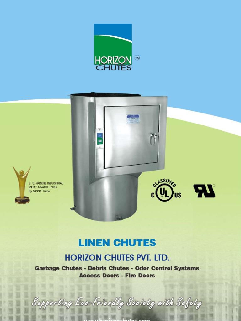 Linen Chute (Laundry) - Horizon Chutes | PDF | Fire Sprinkler System | Door