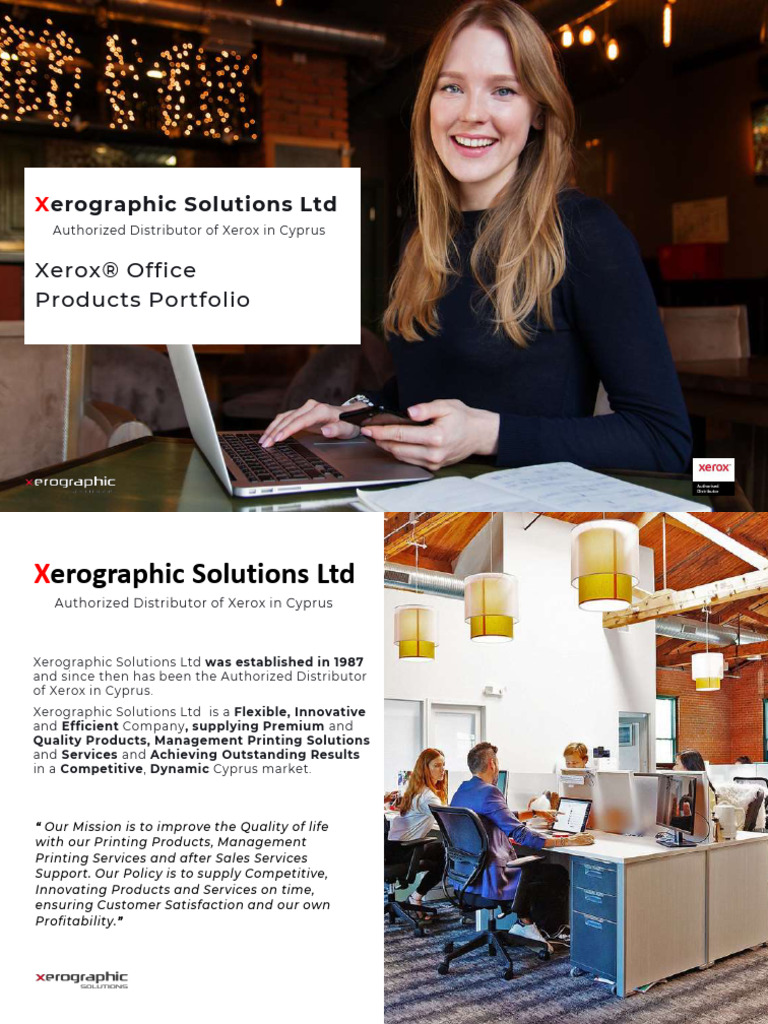 Xerox® Office Products Portfolios PDF | PDF | Printer (Computing) | Computer Hardware