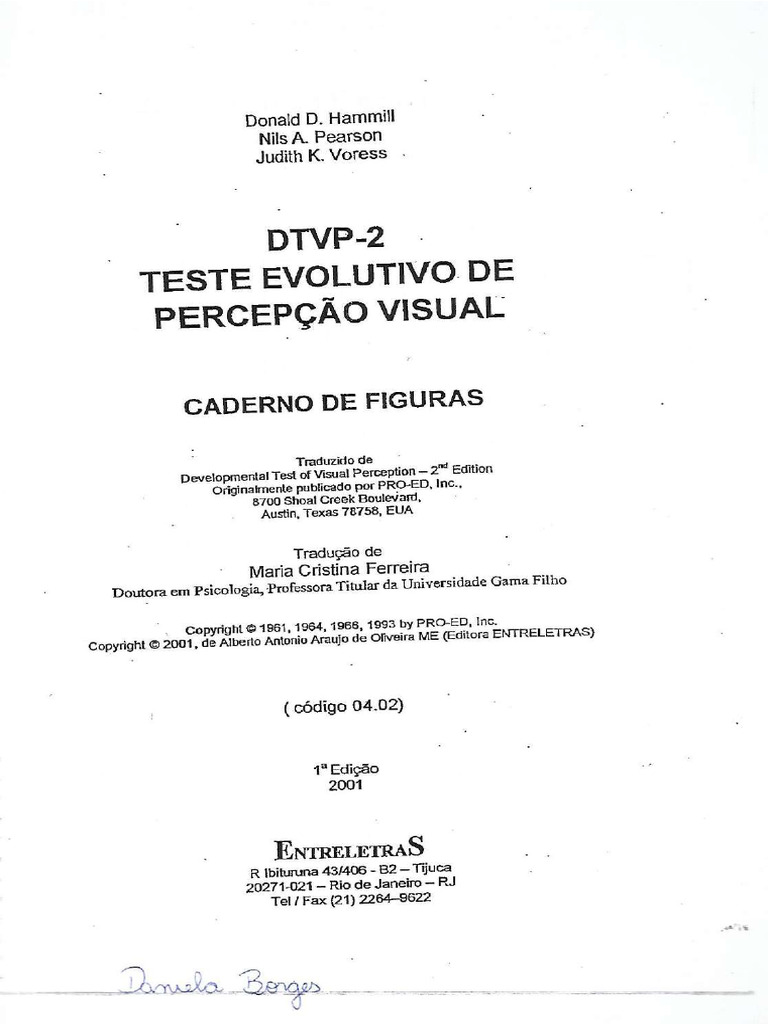 Caderno de Figuras DTVP2 Gilsi | PDF