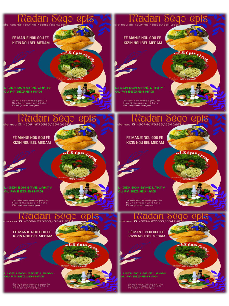 Madan Sègo Epis | PDF