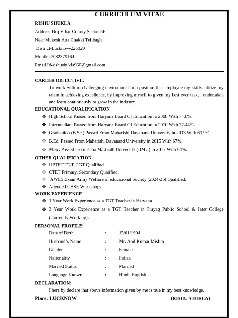 Rishu Resume | PDF