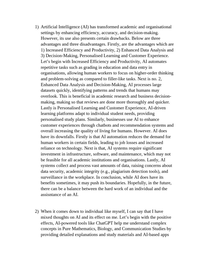 Artificial Intelligence Assignment 20 Comms | PDF | Artificial ...