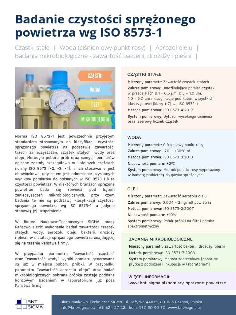 Badanie Sprezonego Powietrza BNT SIGMA 2025 | PDF