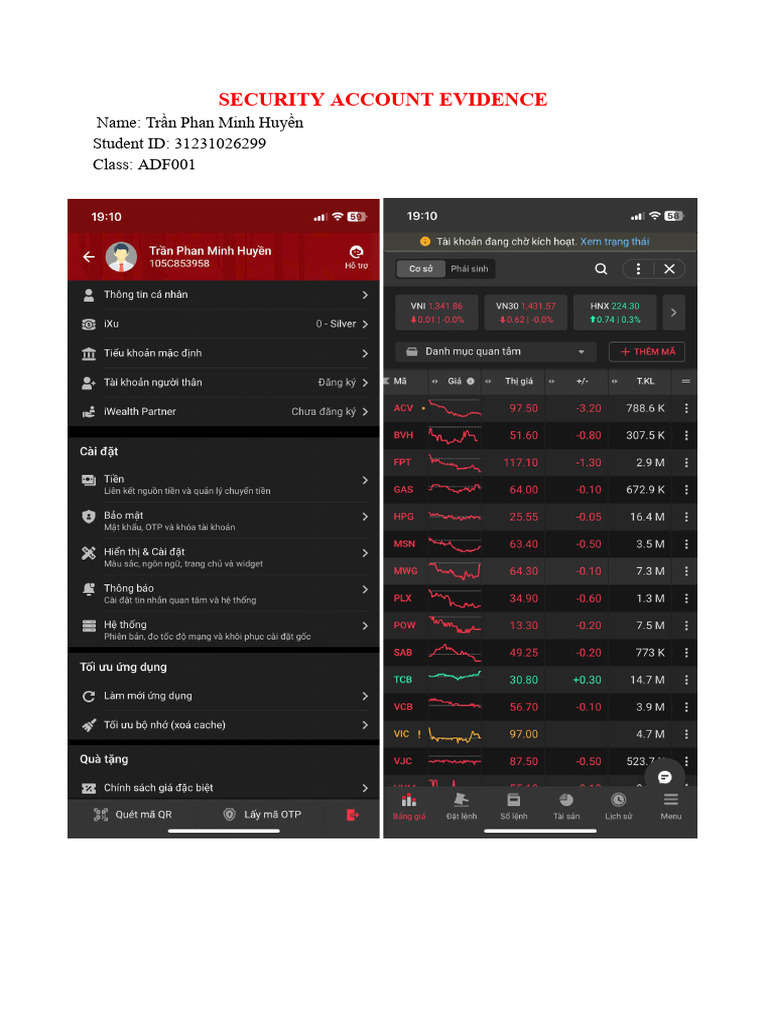 Security Acc Evidence - Huyen | PDF