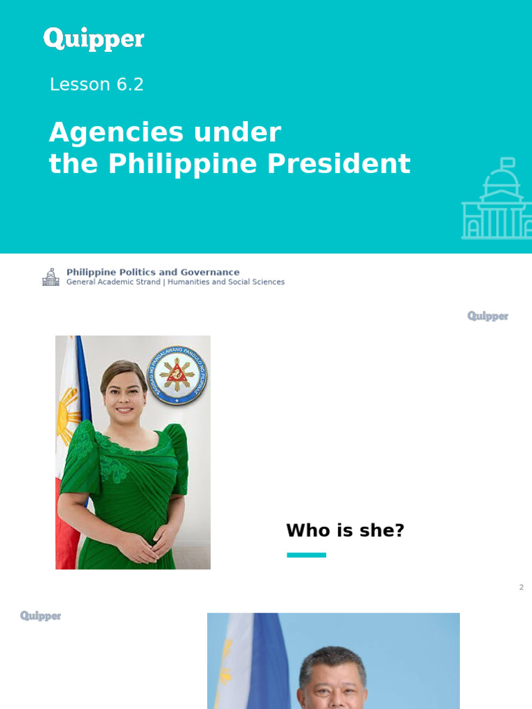 Agencies Under The President | PDF | Cabinet (Government) | Presidents ...