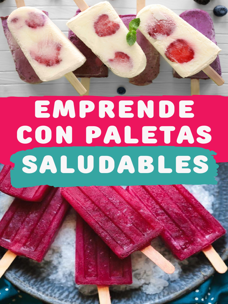 Recetas de Paletas Saludables | PDF | Chocolate | Té