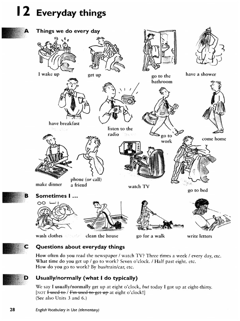 Everyday Things (Vocabulary in Use) | PDF