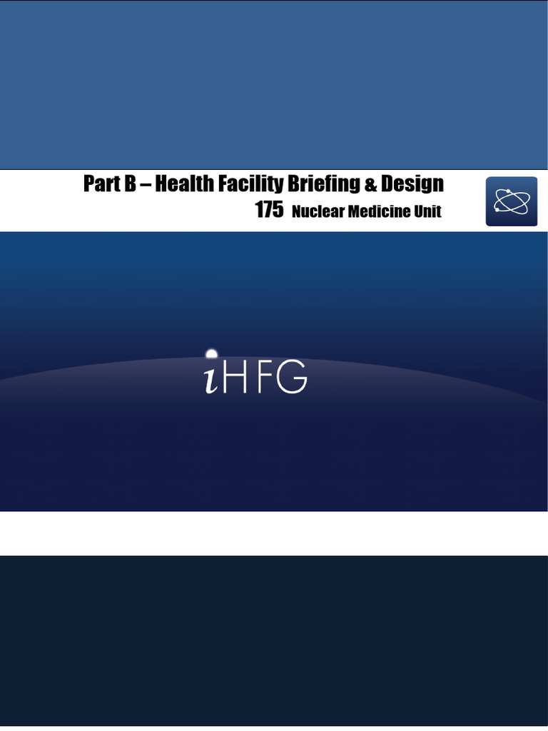Nuclear Medicine Unit Design Guidelines | PDF | Positron Emission ...