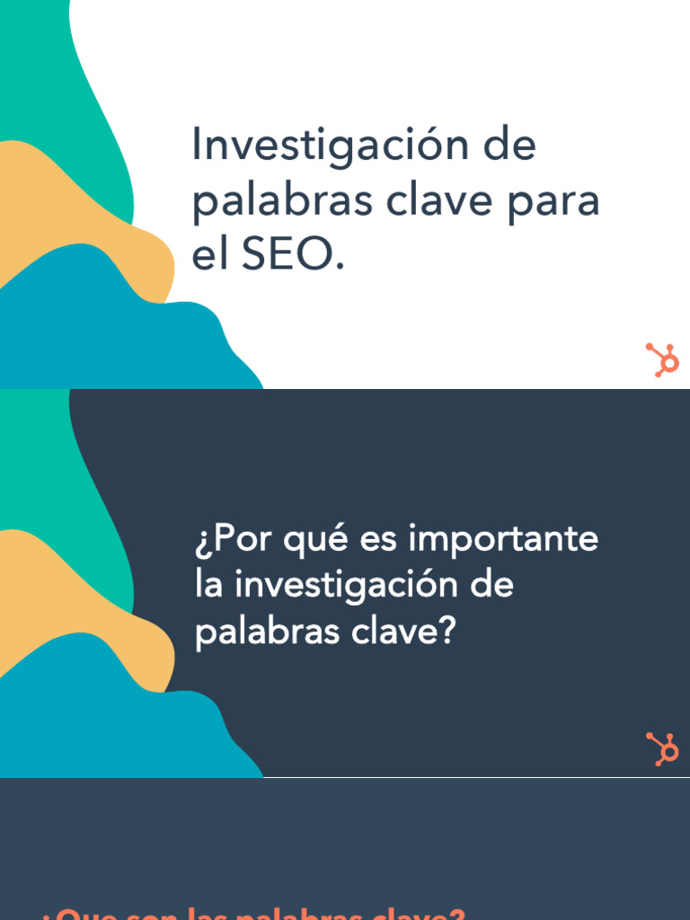 L3 - Investigación de Palabras Clave para El SEO - Slides | PDF ...
