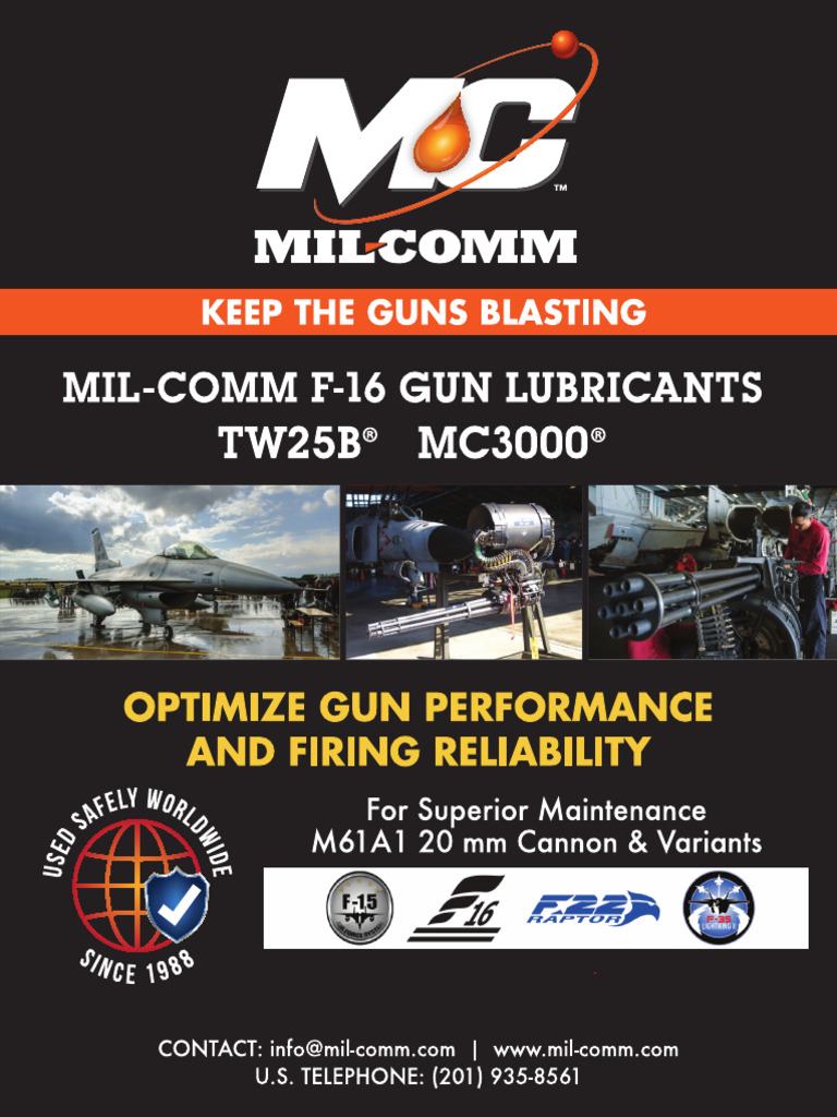 MIL-COMM F-16 TWO-SIDED Flier r2 | PDF