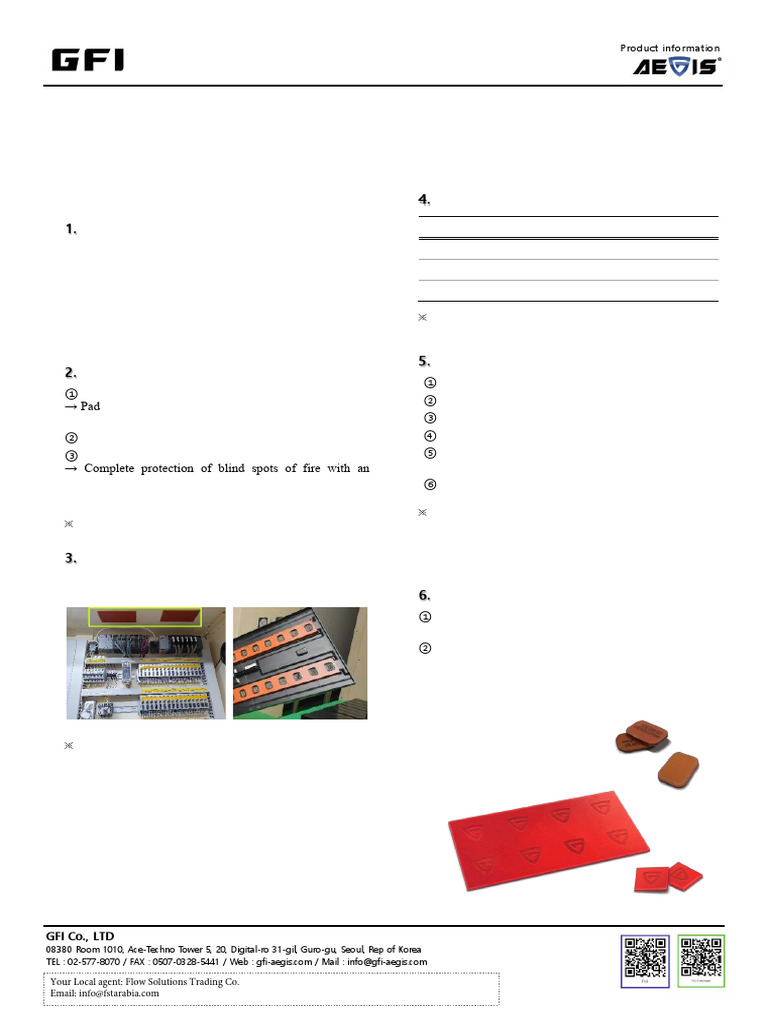 AEGIS Fire Extinguishing Pad Overview | PDF | Firefighting