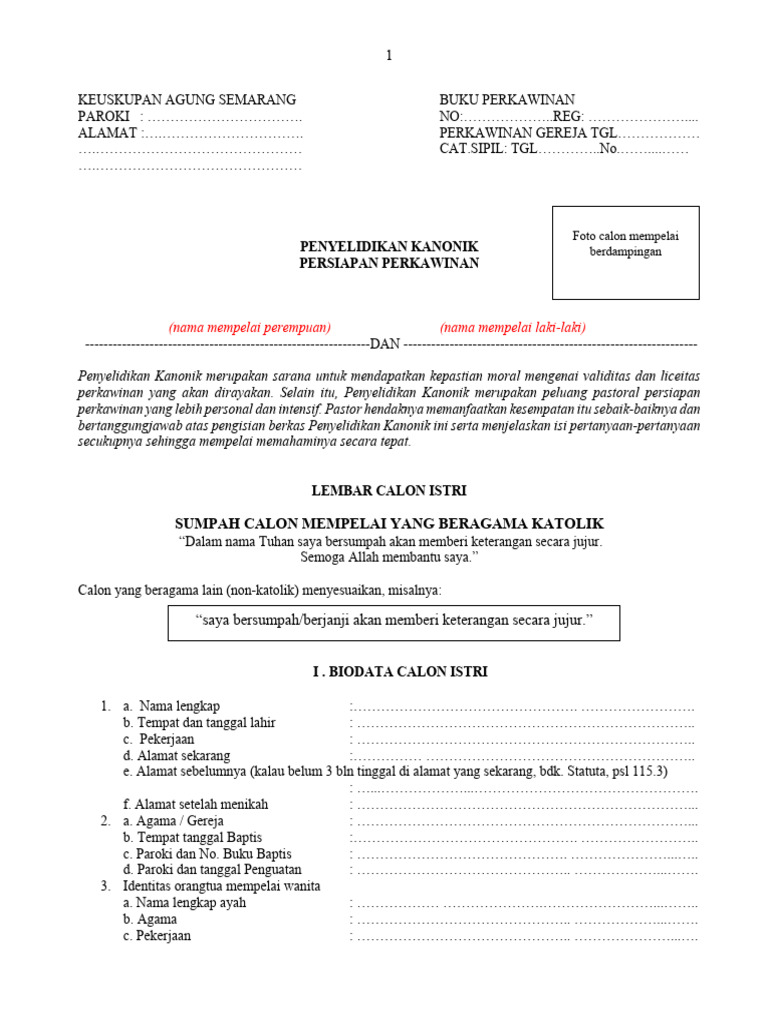 Lembar Kanonik | PDF