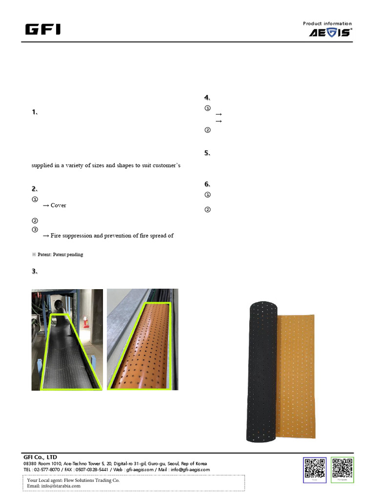 AEGIS Fire Extinguishing Cover | PDF | Firefighting