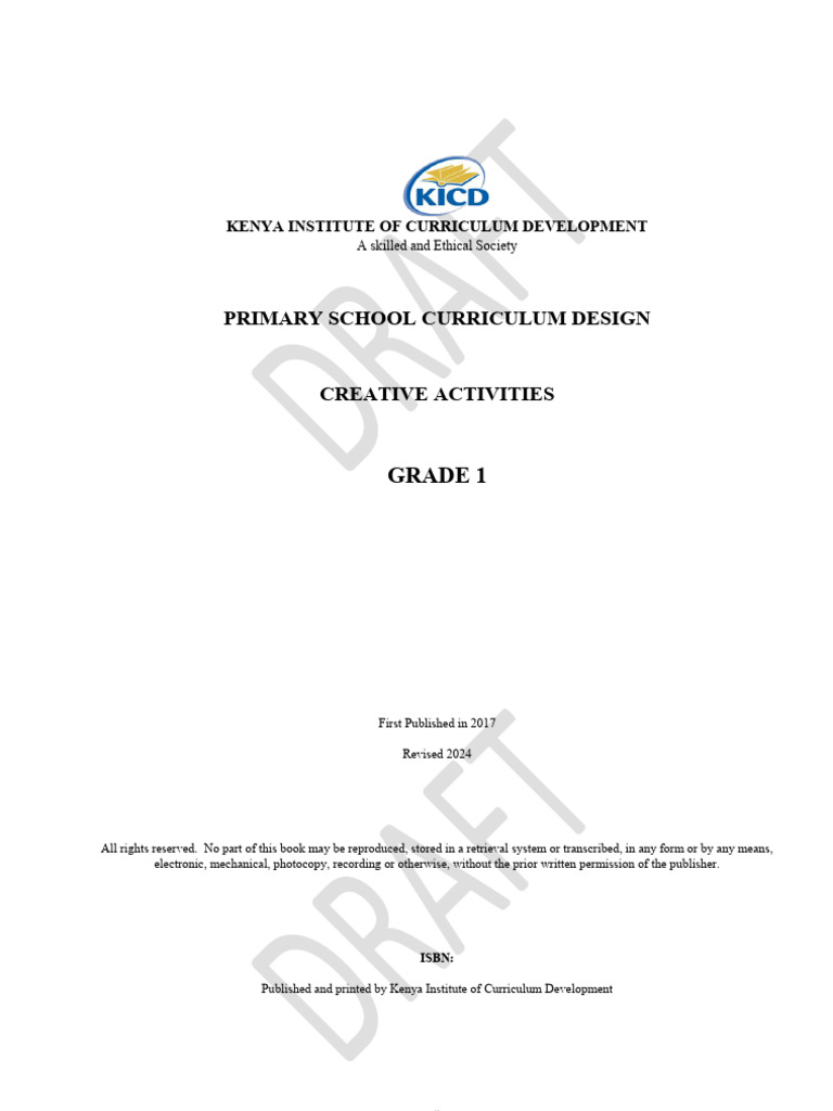 Grade 1 Creative Activities | PDF | Learning | Cognition